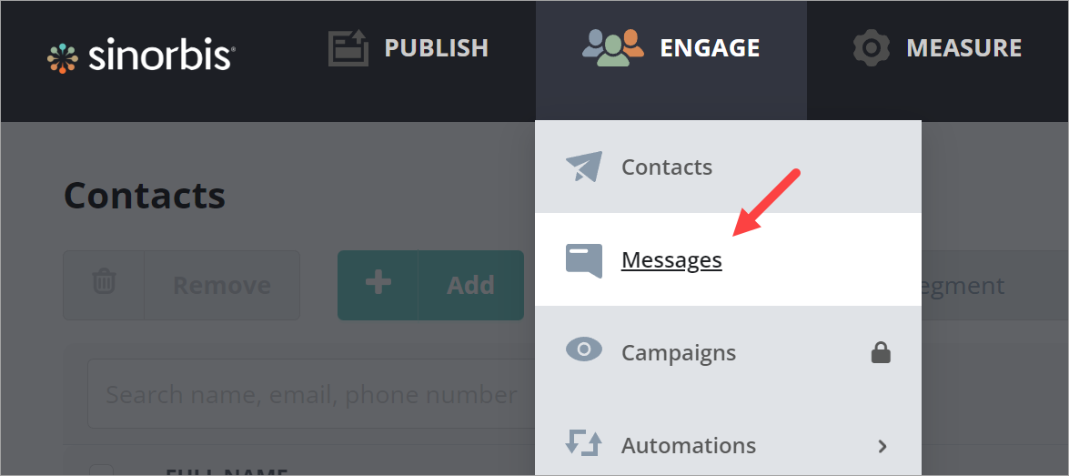 Send a WhatsApp Broadcast – Sinorbis