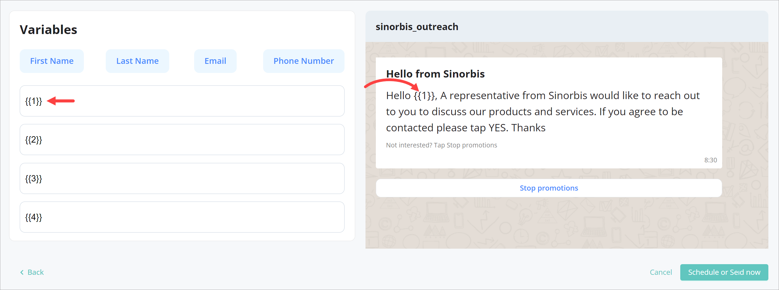 Send a WhatsApp Broadcast – Sinorbis